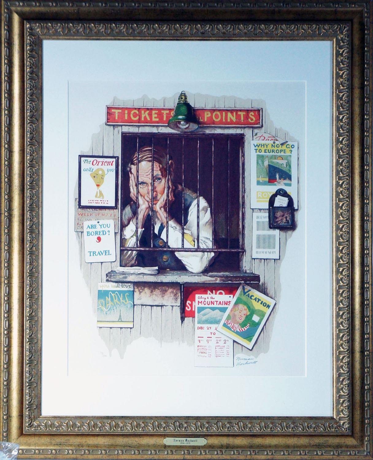 Rockwell, Norman, "The Ticket Seller" Ticket Seller, 1937 Cover ...