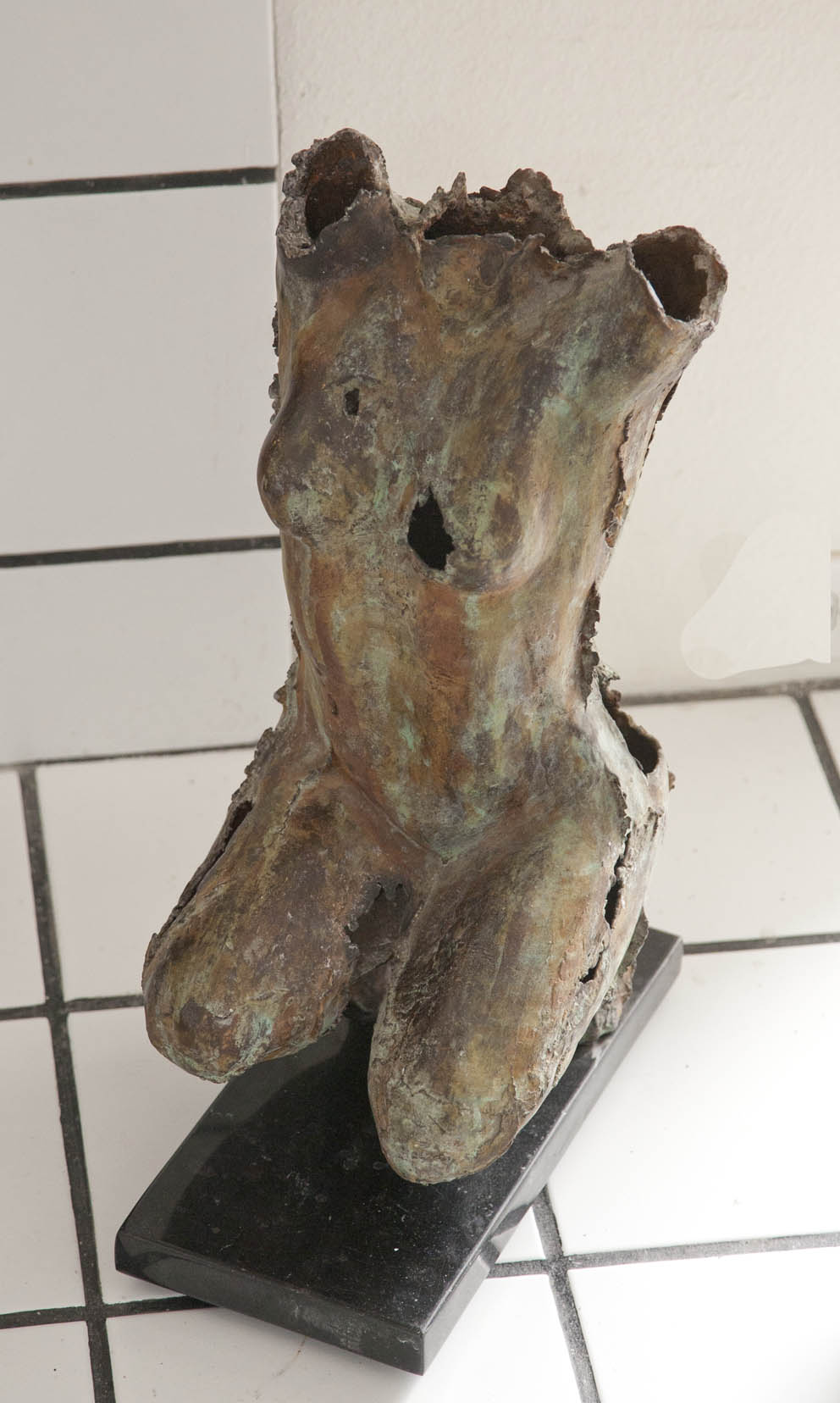 Guzman, Olivia, "Mujer Hincada (Kneeling Woman)",1999,acidental bronze ...