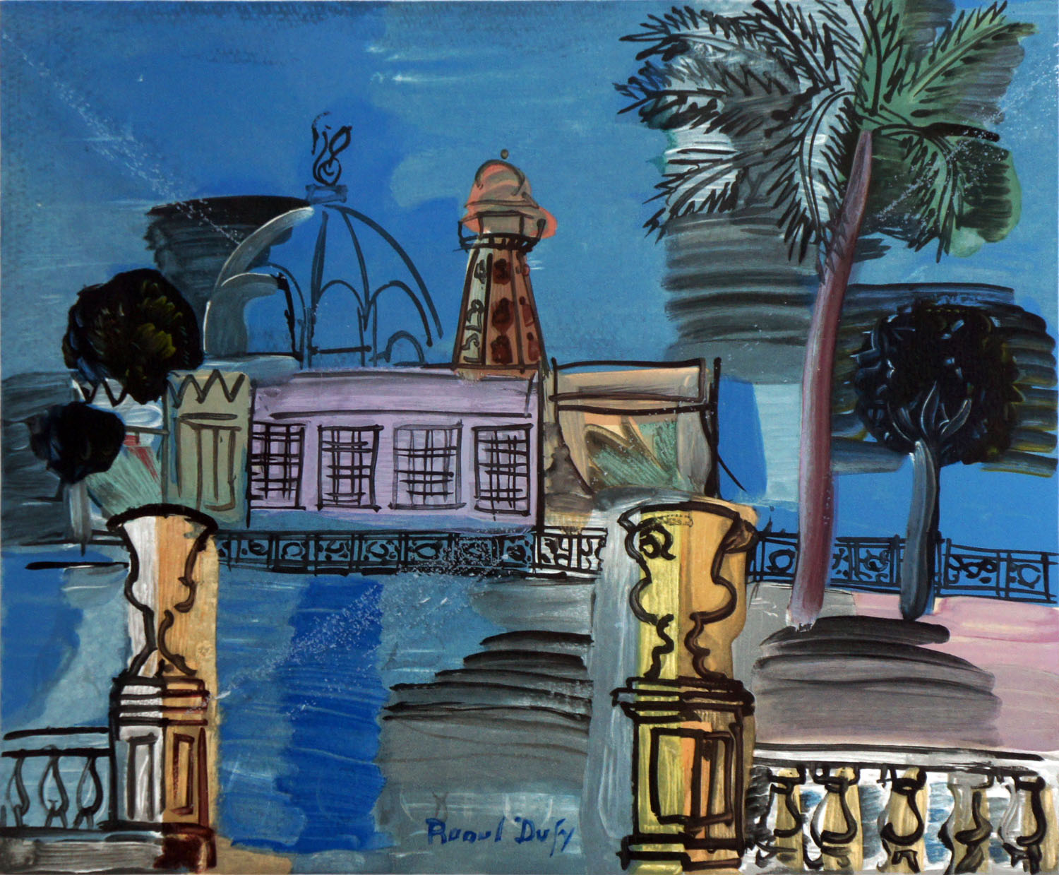 Dufy, Raoul(After), "Le Casino De La Jetee A Nice" From “Estampes",1950 ...
